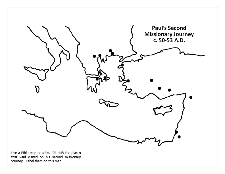Paul’s Second Missionary Journey - Tidings