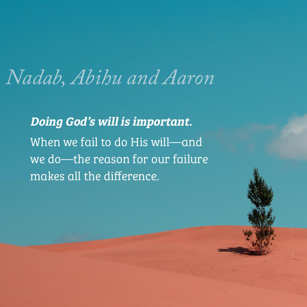 Nadab, Abihu and Aaron, A Reflection - Tidings